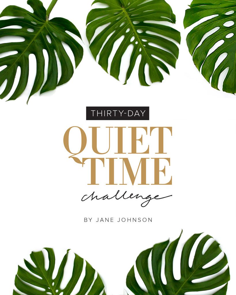 30-Day Quiet Time Challenge » Jane Johnson – Bible Teacher and Author ...