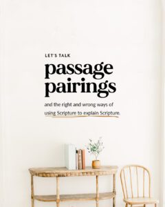 How to use Scripture to Explain Scripture » Jane Johnson – Bible ...